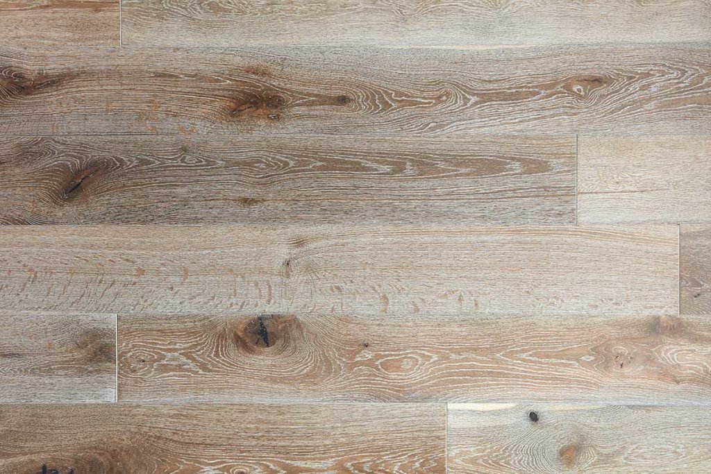 20mm Oak 190mm Smoked Brushed White Oiled ABCD - Wood Floors Direct
