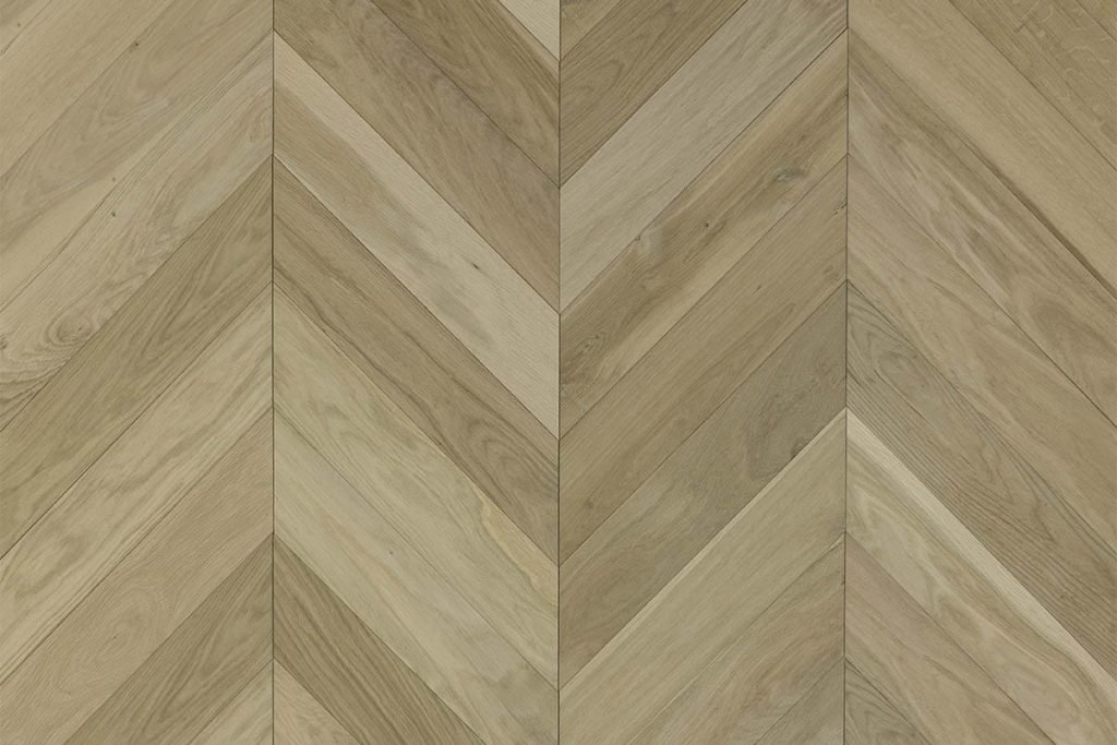 Engineered Oak Chevron Flooring 520 x 90 x 15mm Unfinished